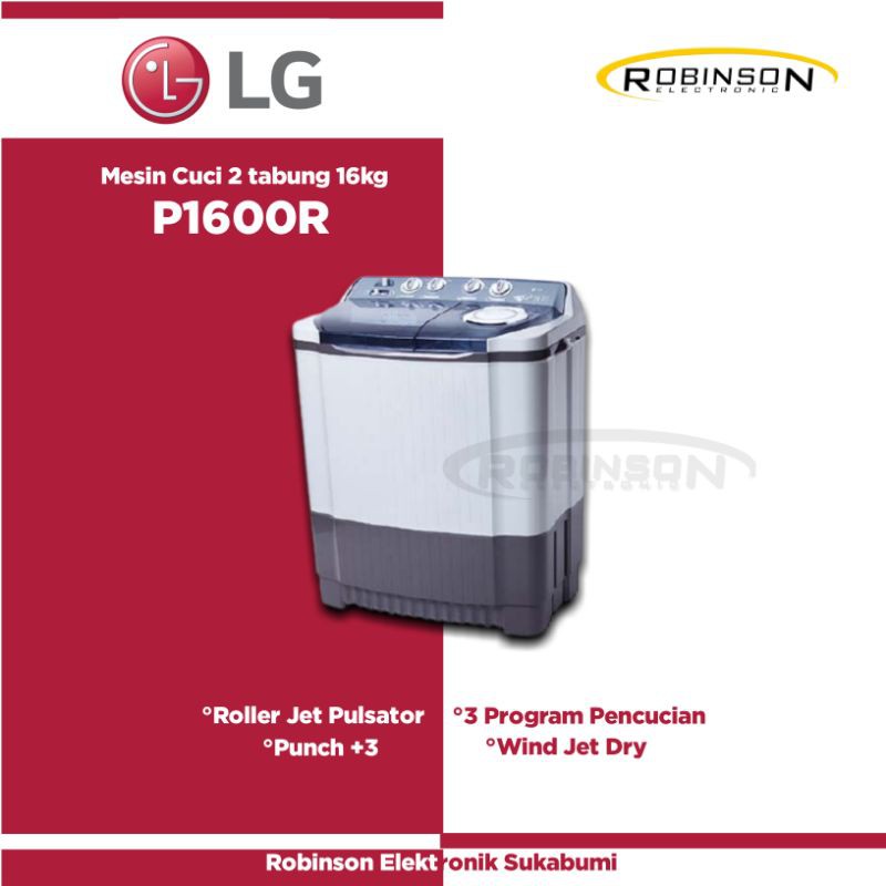 Jual Mesin Cuci LG P1600RT (16Kg) | Shopee Indonesia