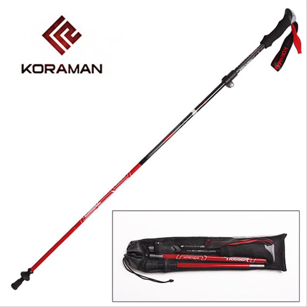 Jual Trekking Pole Lipat Tarik Carbon KORAMAN KR-HPA Trigger Ultralight ...