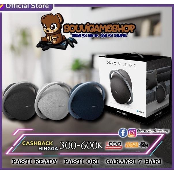 Jual HARMAN KARDON ONYX STUDIO 7 BLUETOOTH PORTABLE SPEAKER ASLI ...