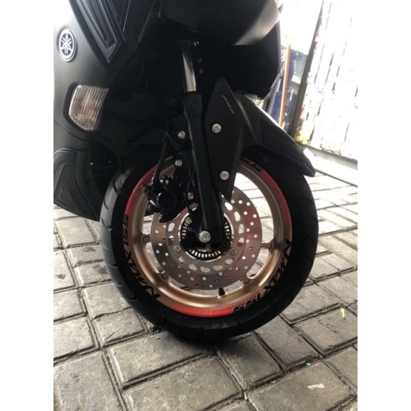 Jual sticker VELG MOTOR YAMAHA NMAX khusus velg warna gold | Shopee ...