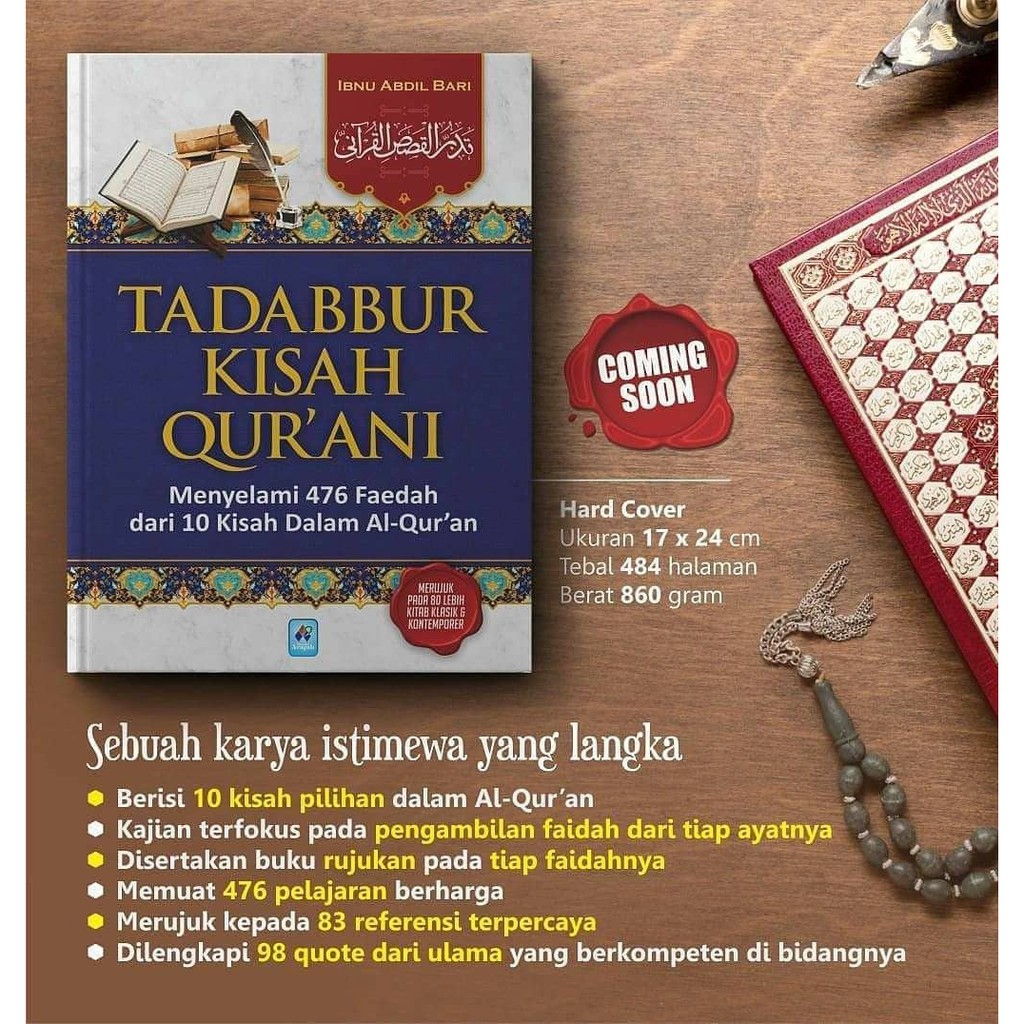 Jual Tadabbur Kisah Qurani Menyelami Faedah Kisah Dalam Quran -Arf ...