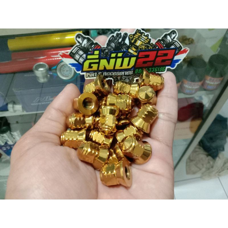 Jual mur haed blok atas ninja r atau rr drat 12 gold original thailand ...
