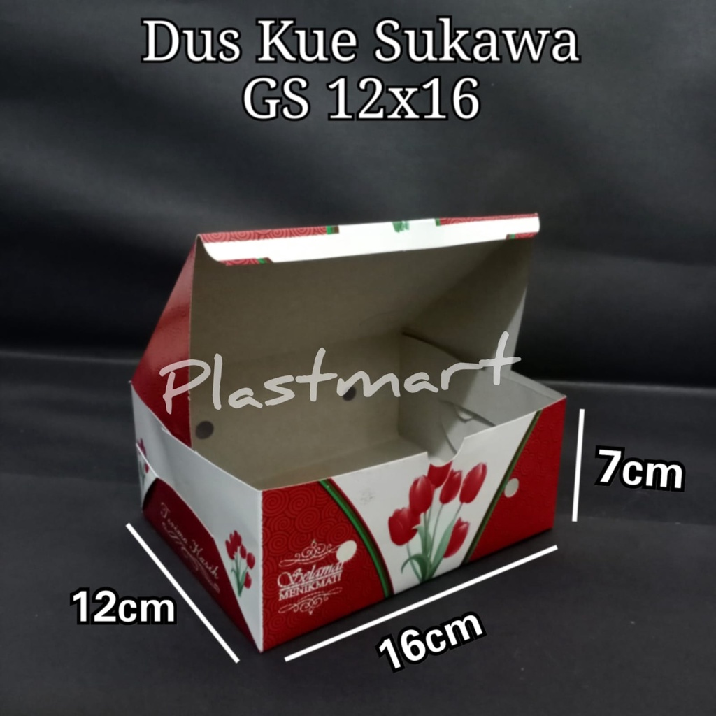 Jual Dus Kue GS SUKAWA - Box Kue Makanan/Snack @100pcs | Shopee Indonesia