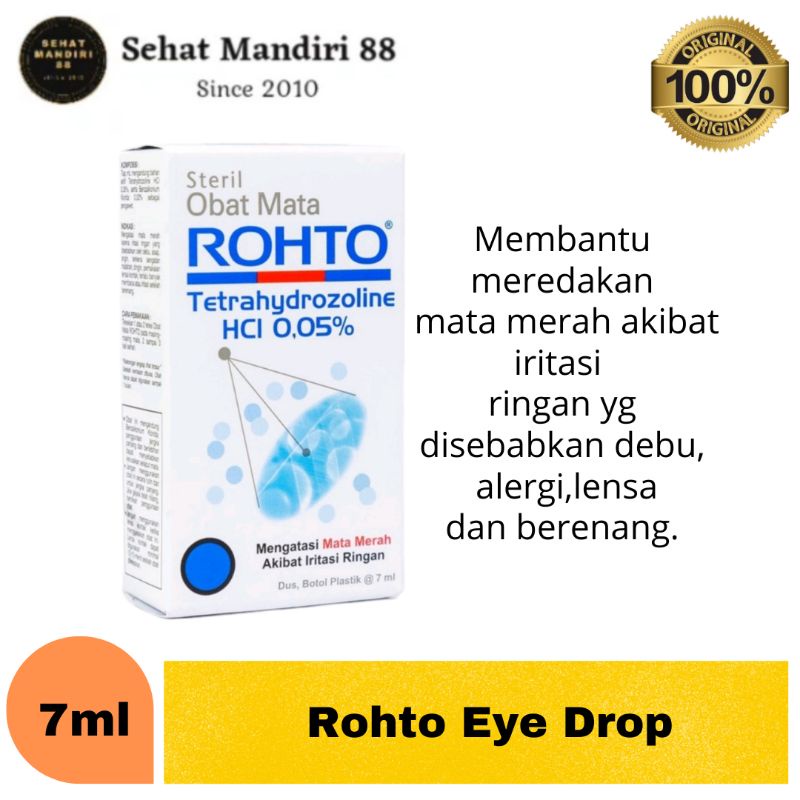 Jual Rohto Eye Drop/Obat tetes mata steril | Shopee Indonesia