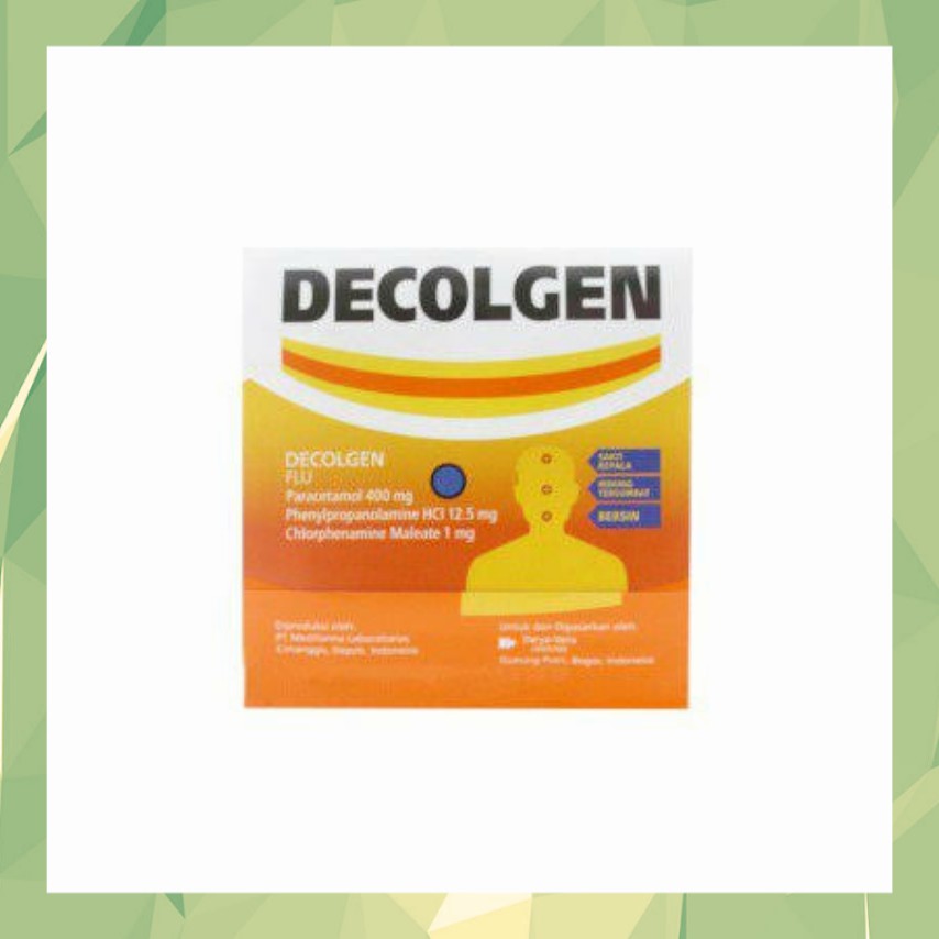 Jual 《OS3》 Decolgen 4 tablet - OTC obat flu | Shopee Indonesia