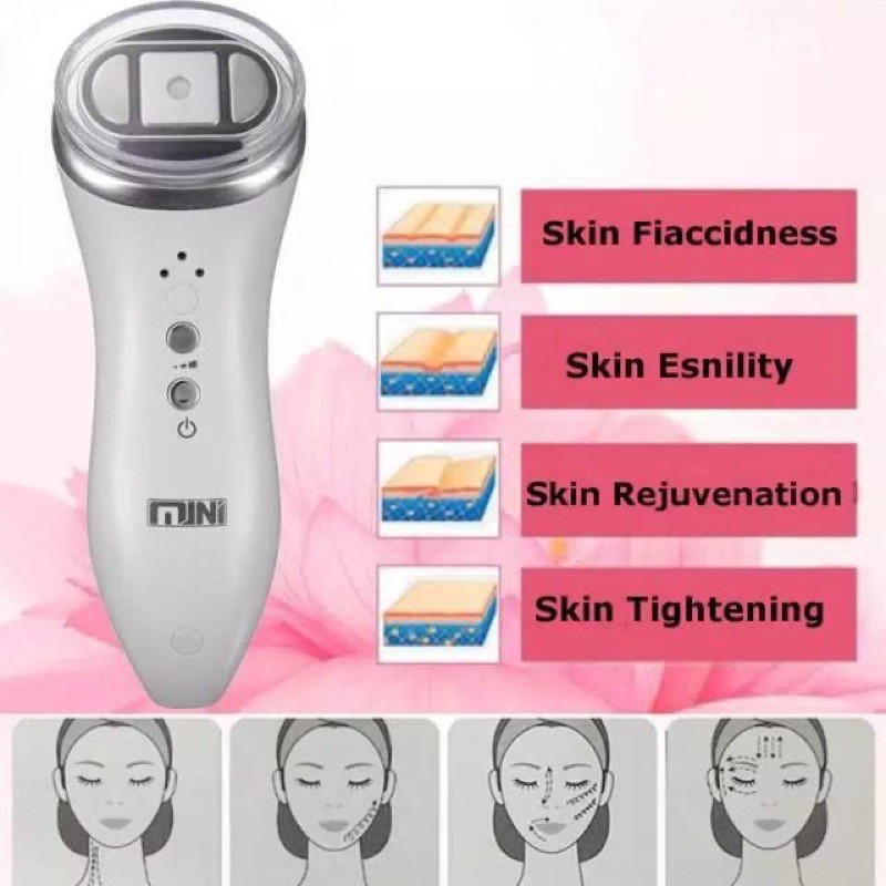Jual ALAT TERAPI ULTRASONIC MINI HIFU pengencang penghalus kulit wajah ...