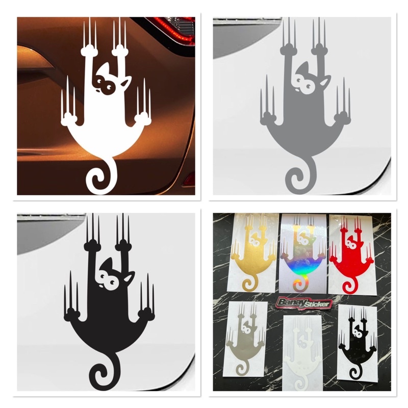 Jual STICKER STIKER KUCING NYAKAR CUTTING | Shopee Indonesia