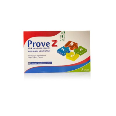 Jual PROVE Z multivitamin ZINK DANKOS MULTI VITAMIN ZINC PROVEZ KALBE ...
