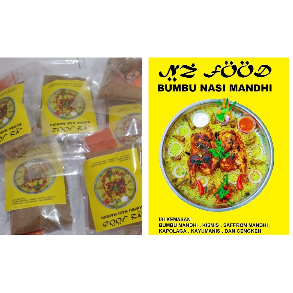 Jual bumbu nasi mandi atau nasi mandhi lengkap dengan saffron dan ...