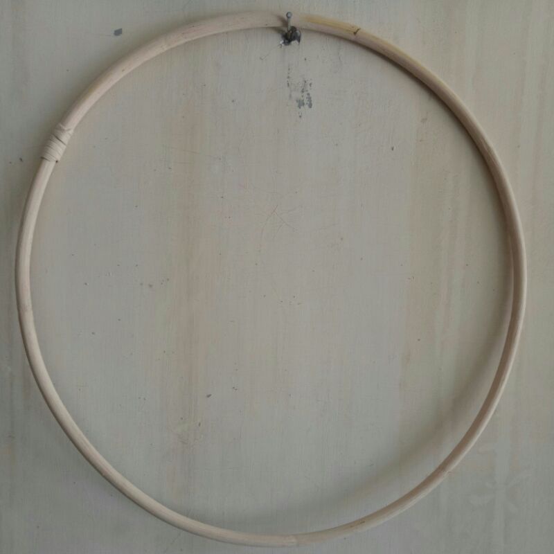 Jual Rotan bulat dekorasi, hulahop ring rotan diameter 50cm | Shopee ...