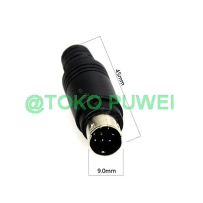 Jual hid_ 8P Plug Socket DIN S Terminal Male Mini Jack MD8 PLC ...
