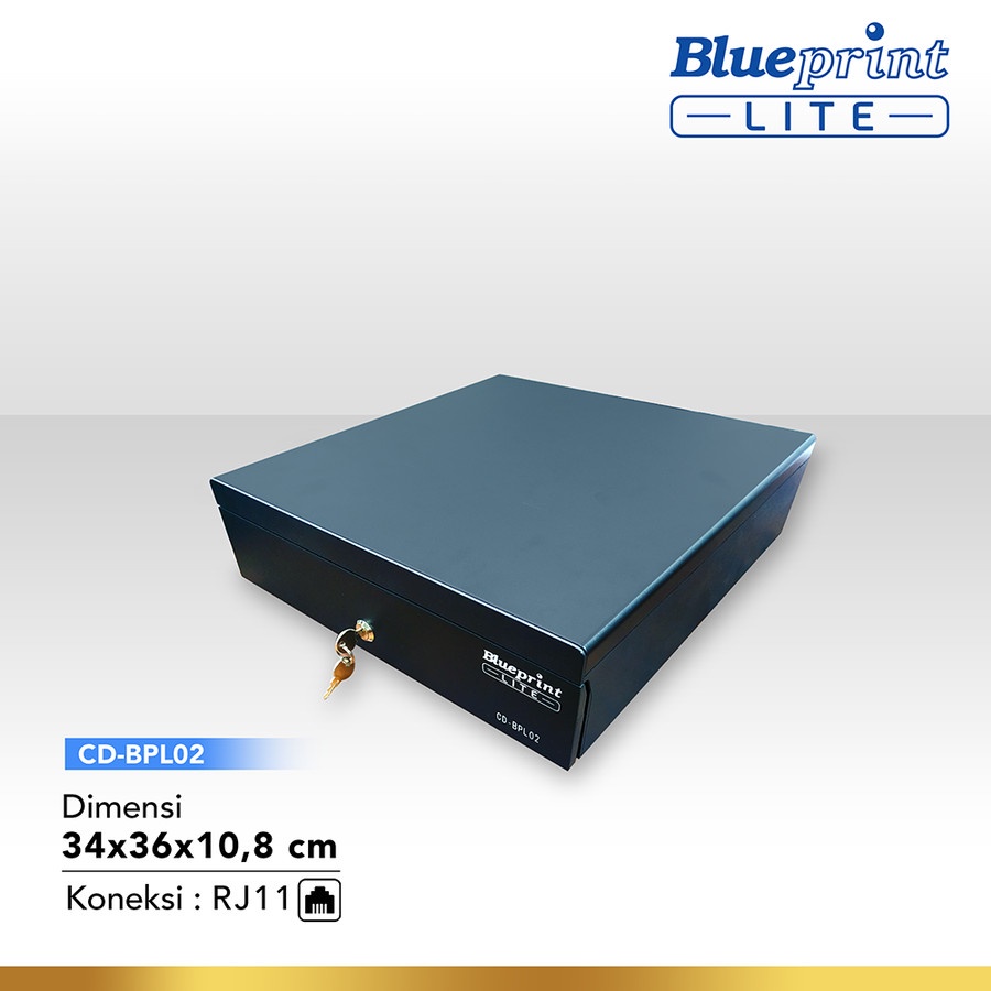 Jual CASH DRAWER BLUEPRINT LITE CD BPL02 LACI KASIR LACI PENYIMPAN UANG ...