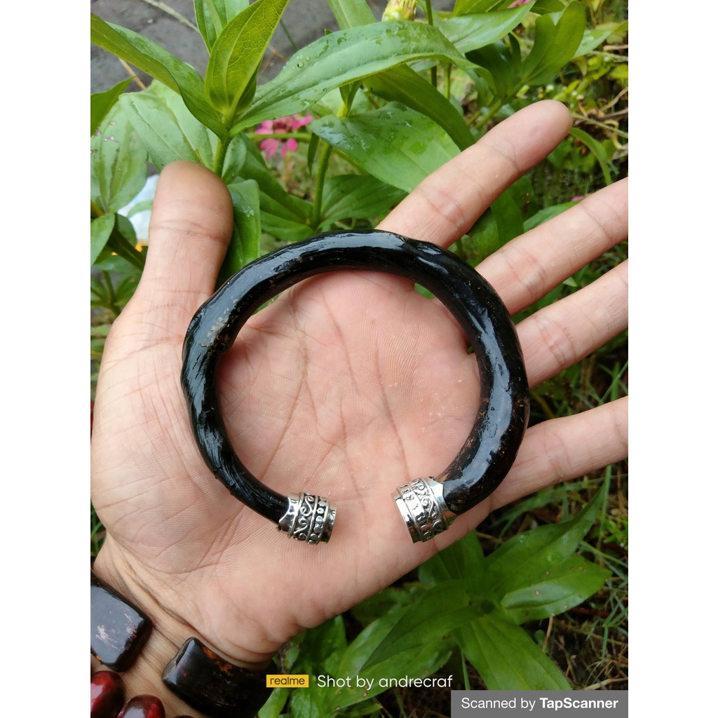 Jual Gelang Akar Bahar Hitam variasi monel C | Shopee Indonesia