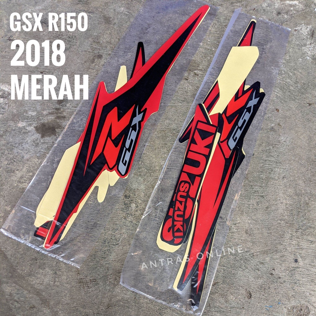 Jual striping suzuki GSX R150 2018 - lis sticker body motor | Shopee ...