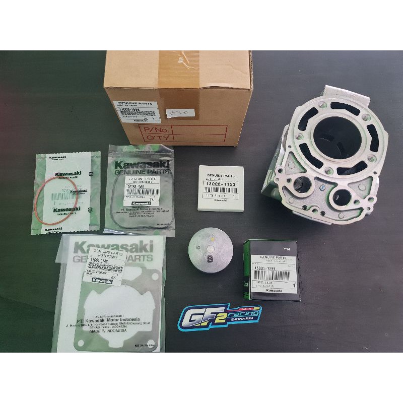 Jual blok ninja r rr komplit piston gasket 1855 silver piston b75 ...