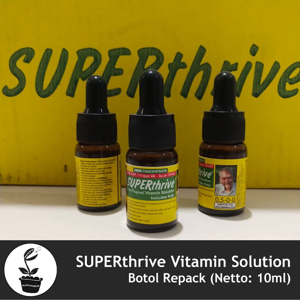 Jual Vitamin Hormon Tanaman Hias Superthrive Original Repack 10ml | Shopee Indonesia