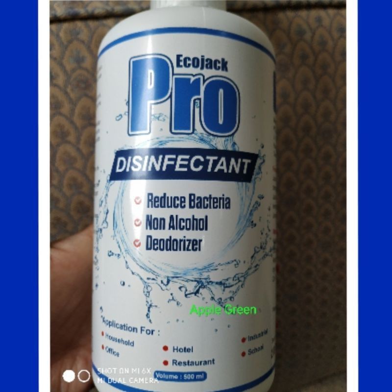 Jual ECOJACK PRO DISINFECTANT : BEBAS ALKOHOL - BOTOL SEMPROT - UK. 250 ...