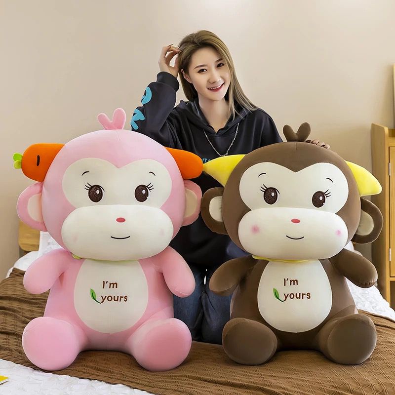 Jual Boneka Monyet Lucu / Boneka Monkey I'm yours ukuran 40 cm | Shopee ...