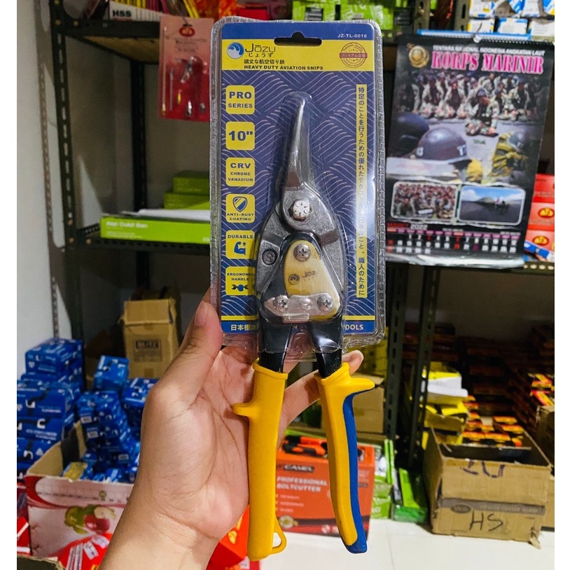 Jual JOZU Gunting Baja Ringan Heavy Duty 10'' - Gunting Seng Holo ...