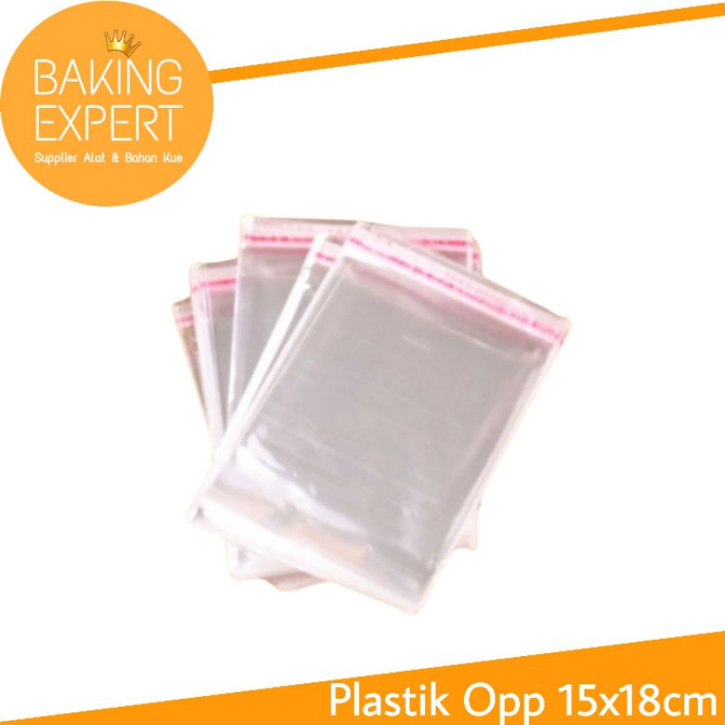 Jual Plastik Opp makanan roti 15x18cm bungkusan kue kering basah donut ...