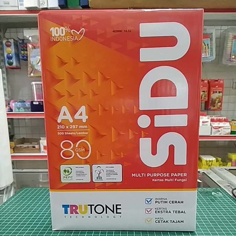 Jual Kertas HVS A4 80gr SIDU | Shopee Indonesia