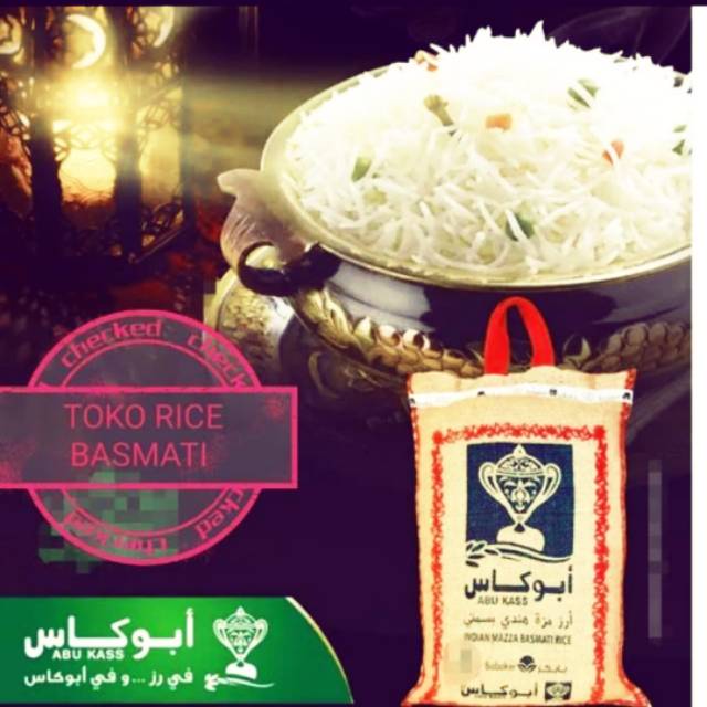 Jual Beras basmati abu kass asli dari arab isi 500 grm EXP 2027 ...
