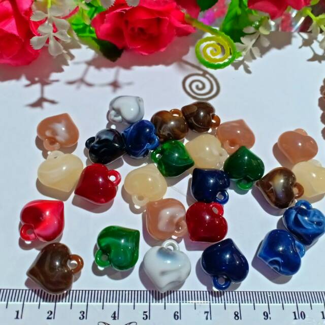 Jual Akrilik marmer bandul love (35gr) | Shopee Indonesia