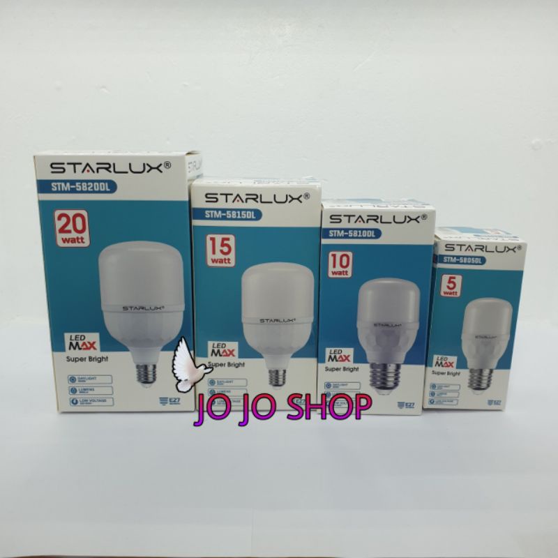 Jual Lampu Bohlam Starlux Led Max Super Bright 15 Watt Cahaya Putih SNI | Shopee Indonesia