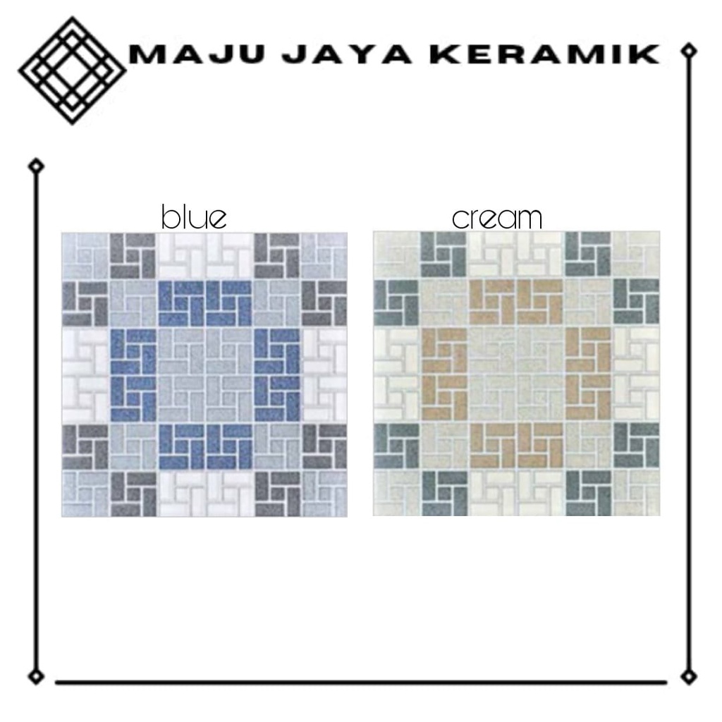 Jual KERAMIK LANTAI 25X25 KASAR BIRU CREAM | KERAMIK TERAS 25X25 ...