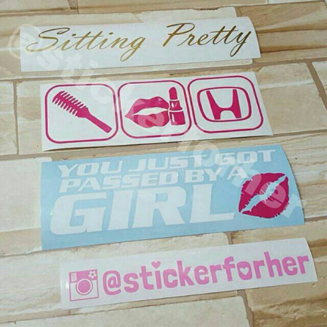 Jual Stiker wajib untuk lady driver | Shopee Indonesia