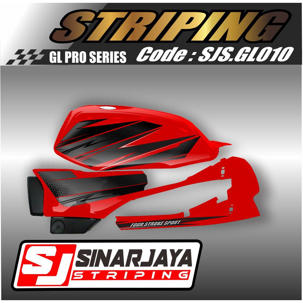 Jual STRIPING GL PRO SERIS - GL MAX GRAFIS SJS010 DESAIN ELEGAN ...