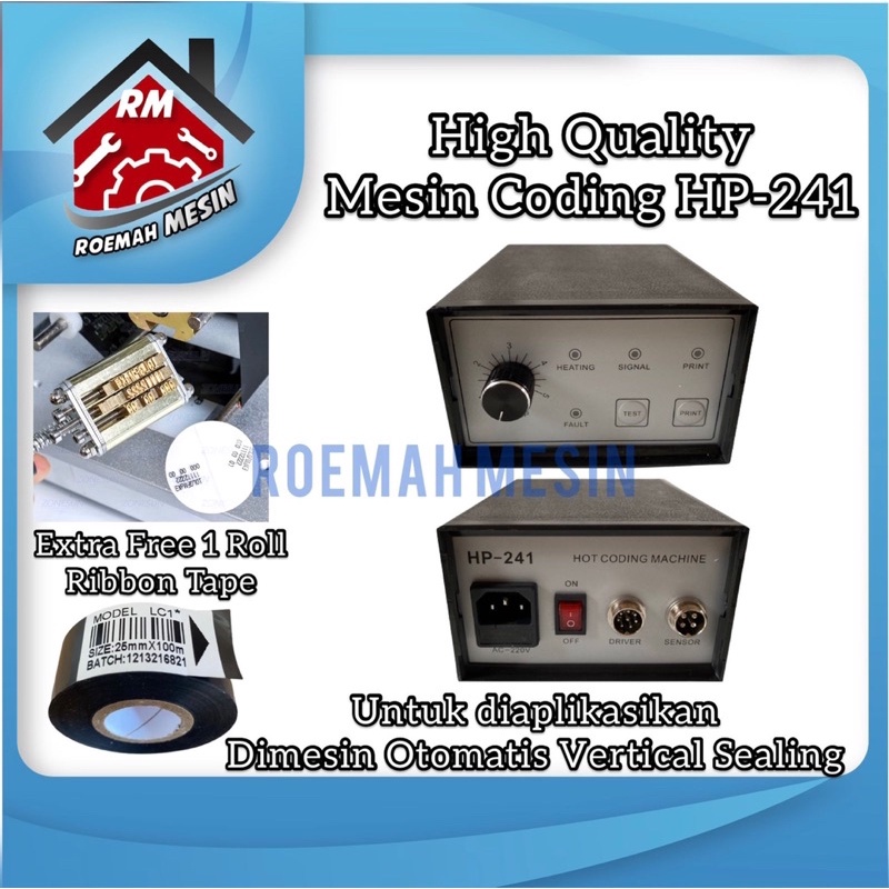Jual Mesin Coding Hp241/Mesin Cetak tanggal/Mesin expired/HP-241 ...