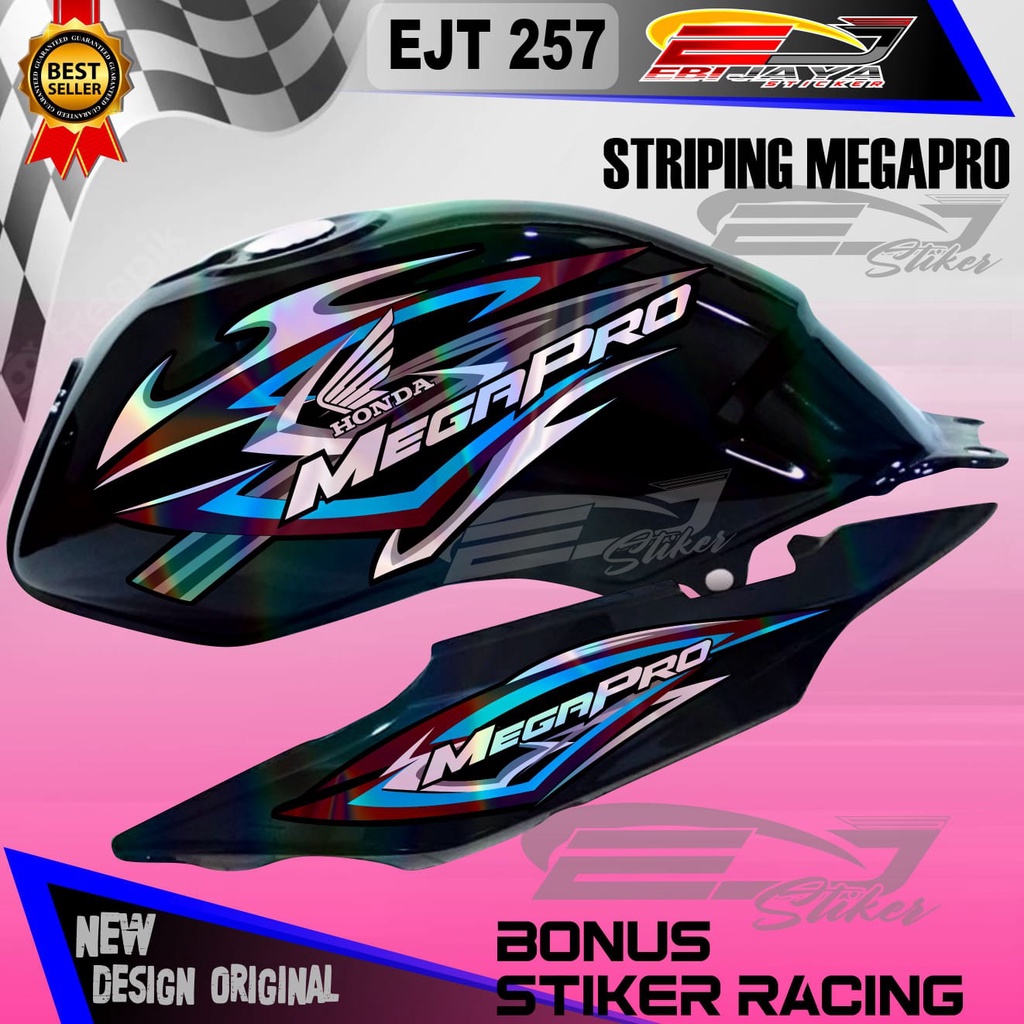 Jual STIKER STRIPING MEGA PRO TERBARU / VARIASI STIKER MP HOLOGRAM DAN ...