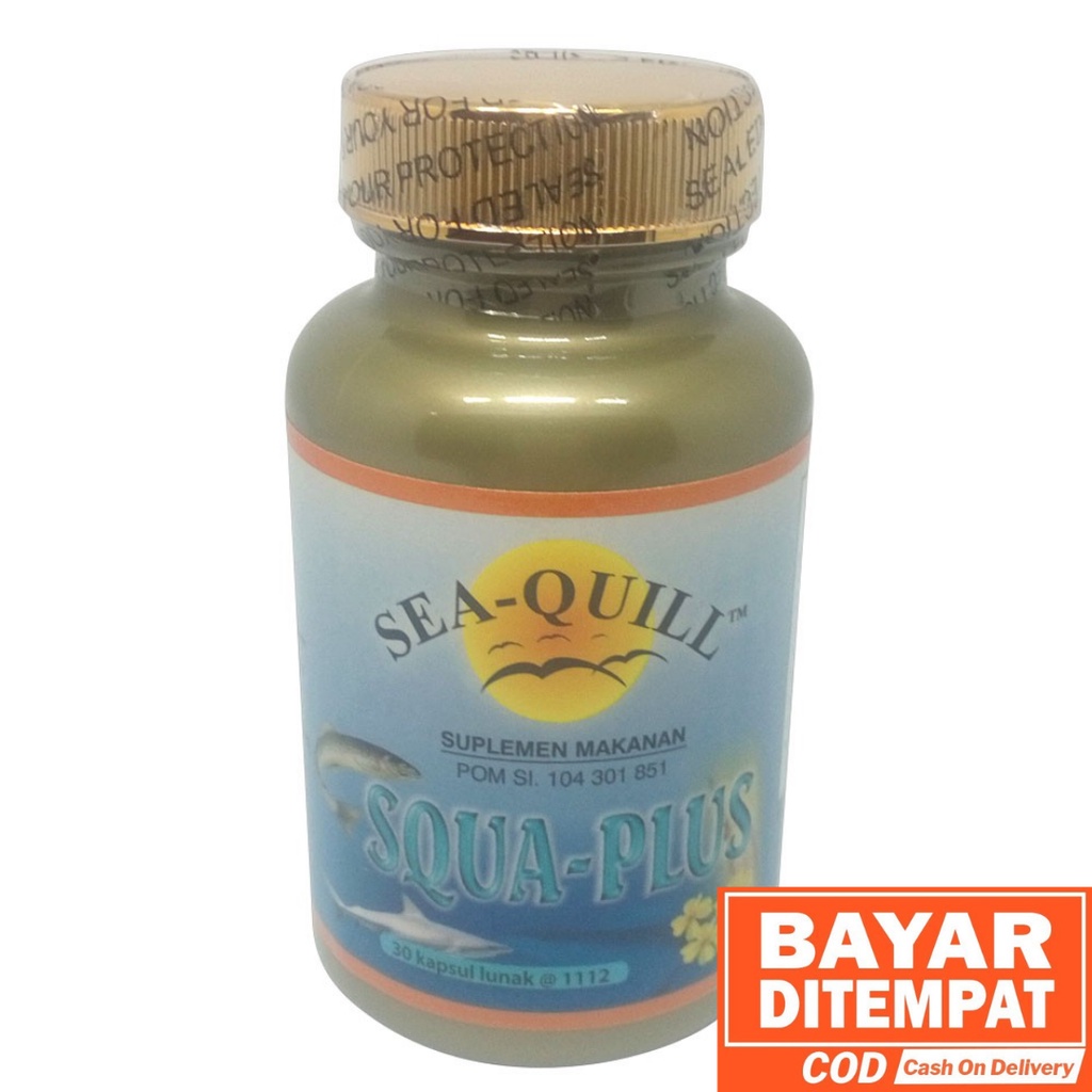 Jual Sea-Quill Squa Plus 30's - Squalene, Minyak Ikan, fish Oil ...