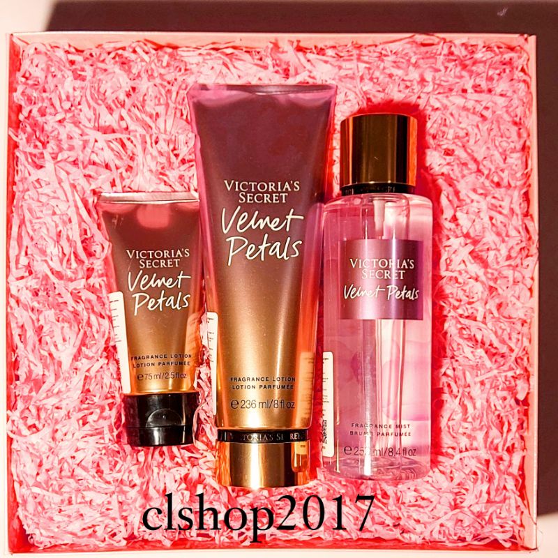 Jual ONSALE! ️ VICTORIA'S SECRET VS VELVET PETALS GIFT SET FRUITY ...