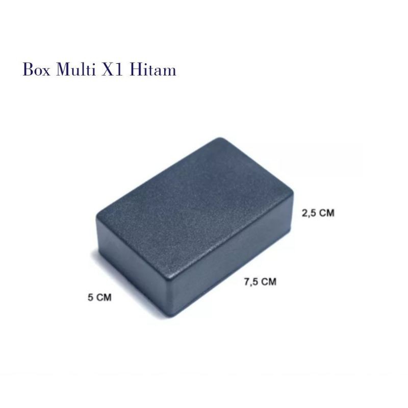 Jual Box multi X1 Hitam + sekrup (tanpa lubang) | Shopee Indonesia