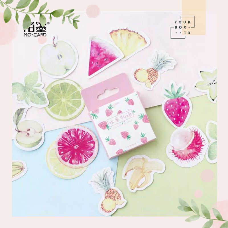 Jual Sticker Set - Fruits Series / Stiker Buah-buahan / Journal / Bujo ...