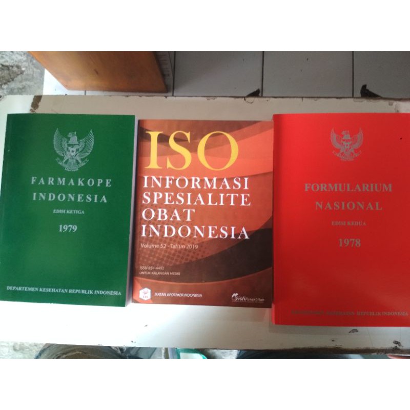 Jual buku iso. formularium nasional. farmakope edisi 3 | Shopee Indonesia