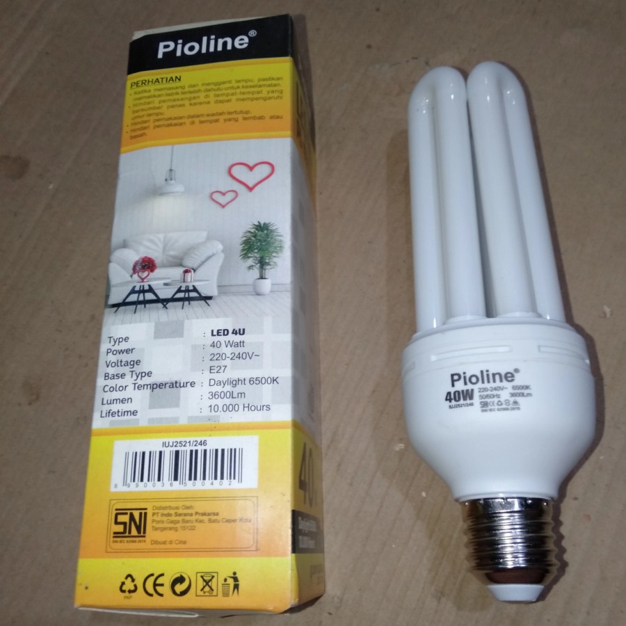 Jual Lampu Led PLC 4 U 40 watt | Shopee Indonesia