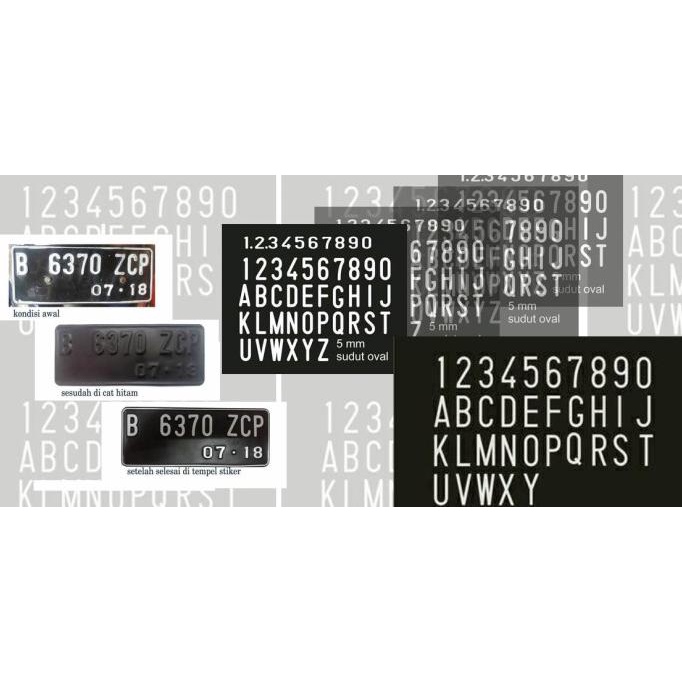 Jual stiker plat nomor motor | Shopee Indonesia