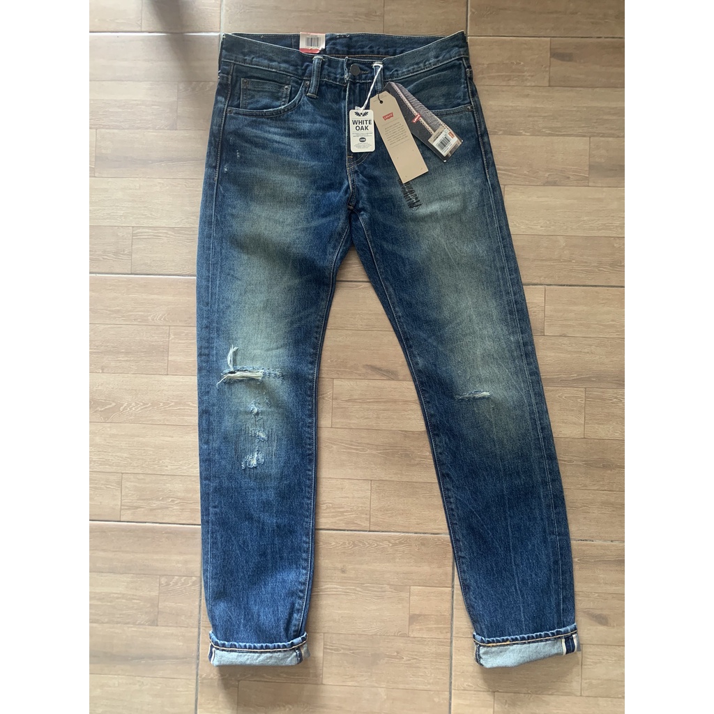 Jual Levis 511 Pine Cabin Slim Fit Selvedge White Oak Cone [04511-2085 ...