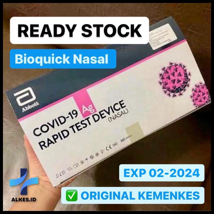 Jual Paket 25 Set Abbott Antigen Swab Nasal Bioquick Panbio Abbot Box ...