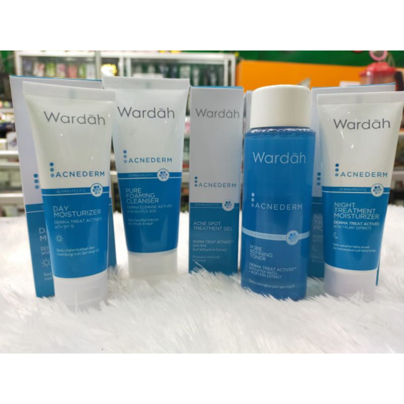 Jual Wardah Paket Acnederm Series | Shopee Indonesia