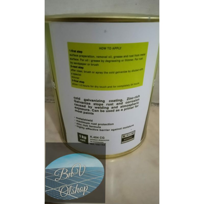 Jual Cat Karmand Cold Galvanize 1kg | Shopee Indonesia