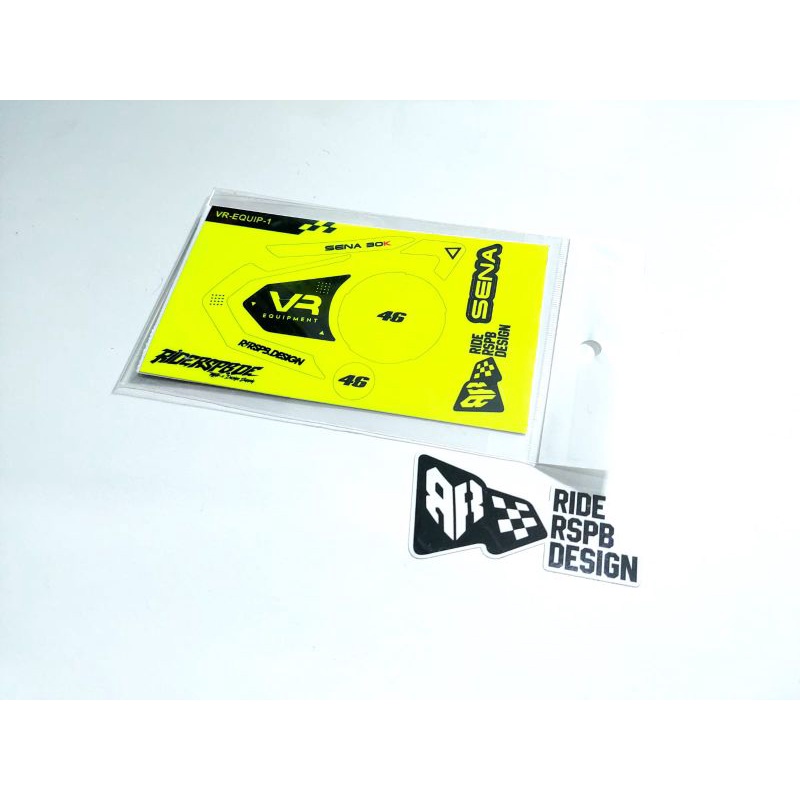 Jual VR EQUIPT 1 - STICKER GARSKIN DECAL SKIN COVER SENA 30K | Shopee ...
