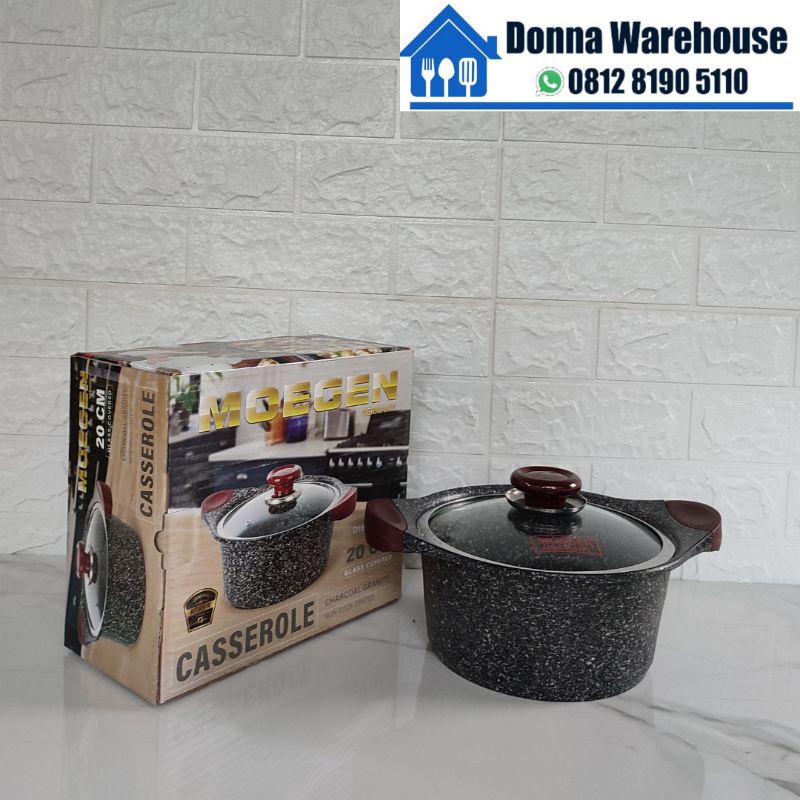 Jual Panci CASSEROLE marble granite - 20cm | Shopee Indonesia