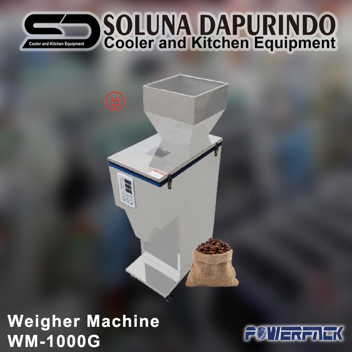 Jual POWERPACK Weigher Machine WM-1000G / WM1000G / Timbangan dan ...