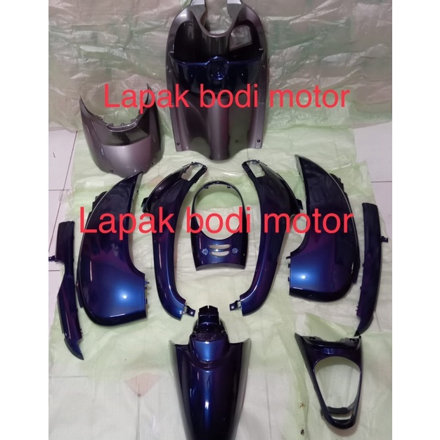 Jual cover fullset full bodi body scoopy fi 2013-2017 biru dongker biru ...
