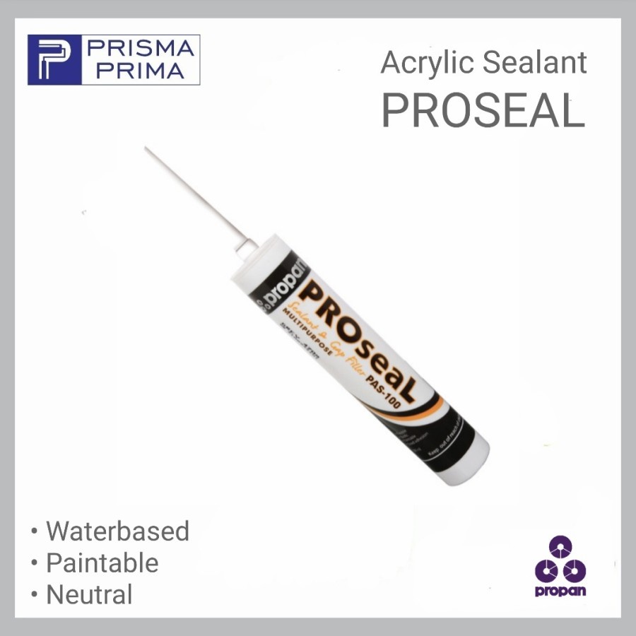 Jual Silicone PROSEAL Propan Flexible Acrylic Sealant PAS - 100 ...
