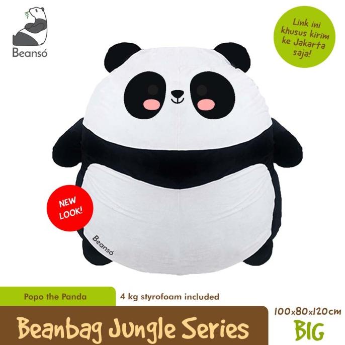 Jual Bean Bag Lucu Panda Ukuran Besar / Papa 100x80x120cm (JADETABEK ...